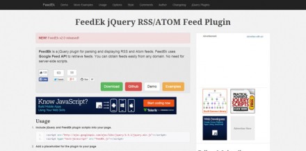 15 Best jQuery Feed Plugins | Code Geekz