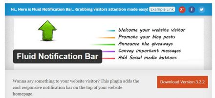 12 Best Notification Bar Plugins for WordPress | Code Geekz