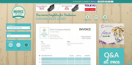 15 Free & Extremely Useful Invoice Generators | Code Geekz