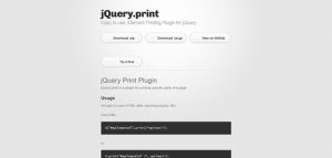8 Best jQuery Print Page Plugins | Code Geekz