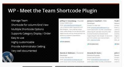 Best WordPress Team Member Plugins | Code Geekz