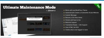 Best WordPress Maintenance Mode Plugins | Code Geekz