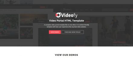 Best HTML Video Website Templates | Code Geekz