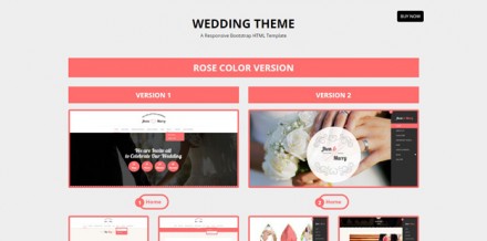 20 HTML Wedding Website Templates | Code Geekz